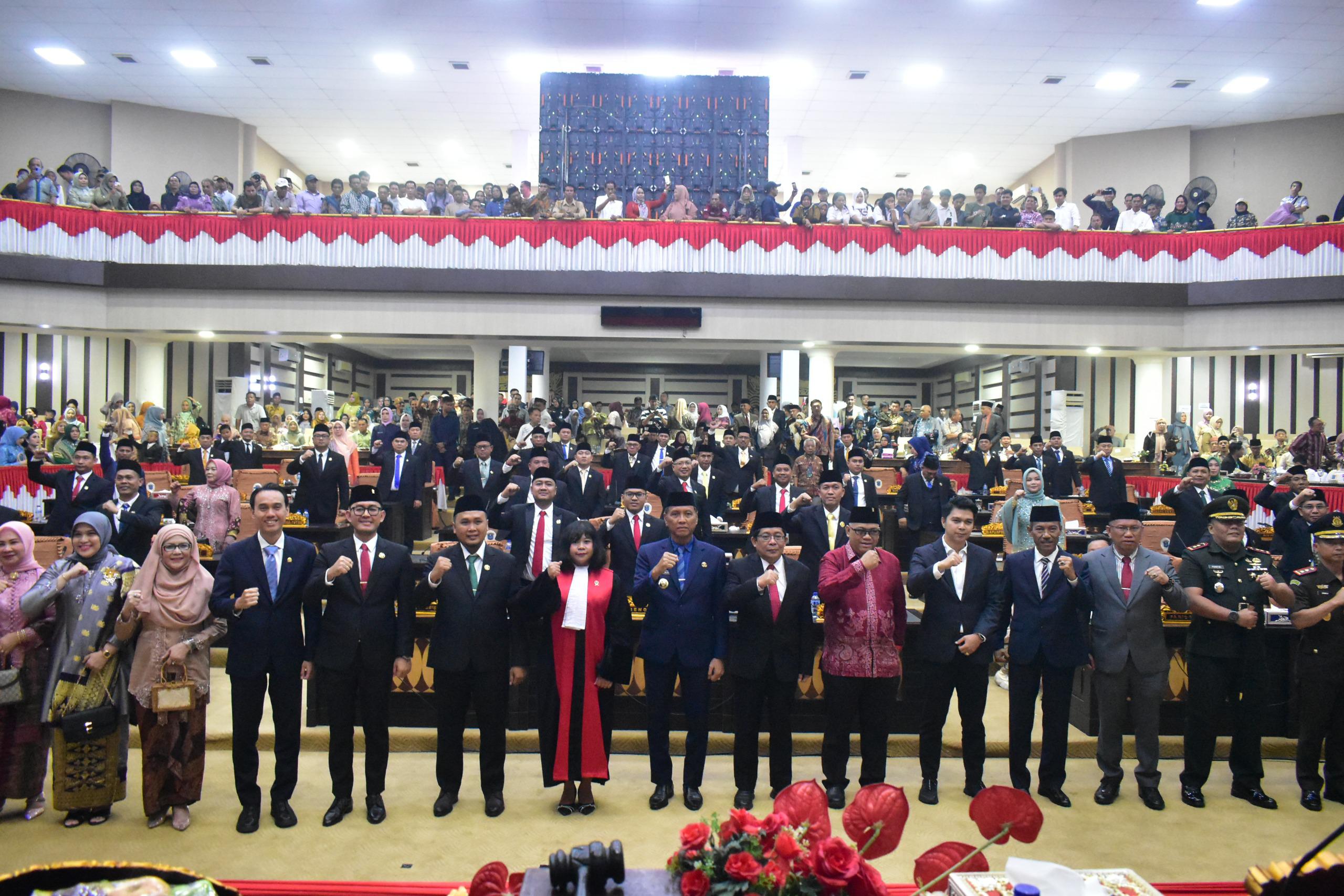 45 Anggota DPRD OKI Periode 2024 - 2029 Resmi Dilantik dan Diambil Sumpah | Kabar Inti